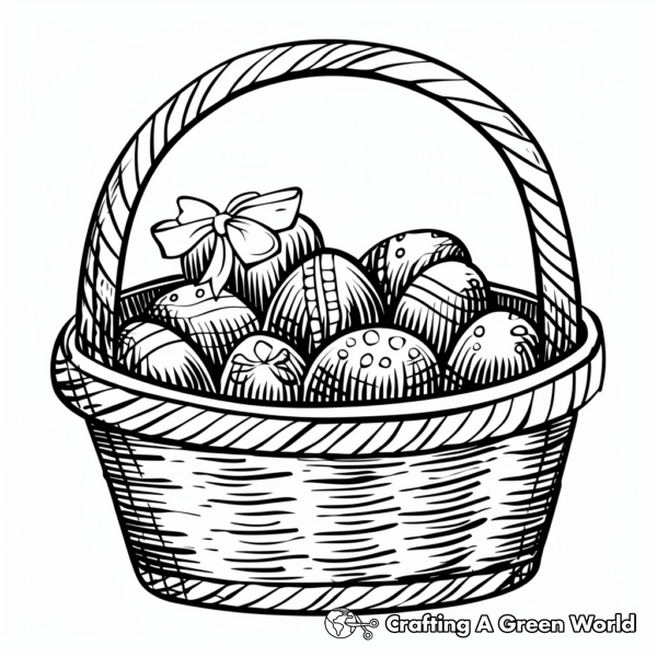 Basket Coloring Pages - Free & Printable!