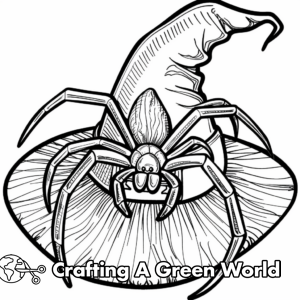 Halloween Spider Coloring Pages - Free & Printable!
