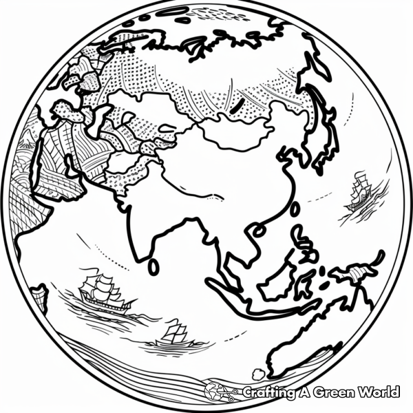 Continents Coloring Pages - Free & Printable!