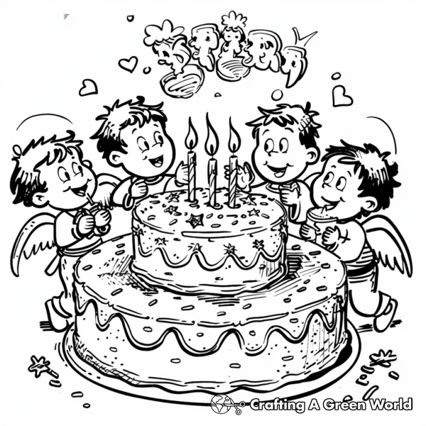 Happy Birthday Jesus Coloring Pages - Free & Printable!
