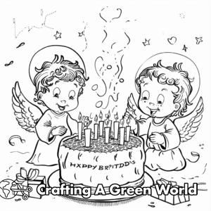 Happy Birthday Jesus Coloring Pages - Free & Printable!