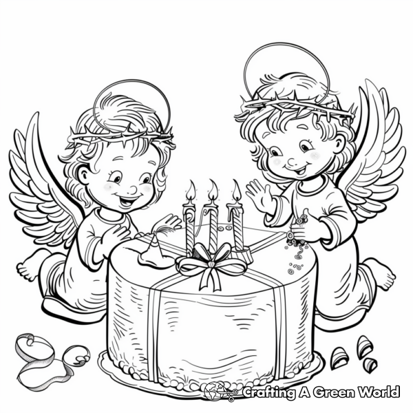 Happy Birthday Jesus Coloring Pages - Free & Printable!