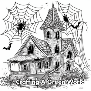 Spider Web Coloring Pages - Free & Printable!