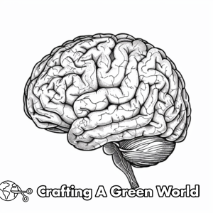Brain Coloring Pages - Free & Printable!