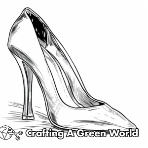 High Heel Coloring Pages - Free & Printable!