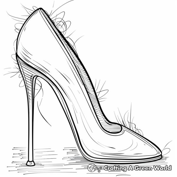 High Heel Coloring Pages - Free & Printable!