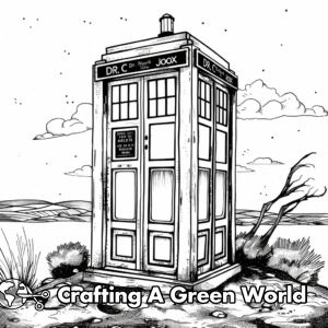 Dr. Who Coloring Pages - Free & Printable!