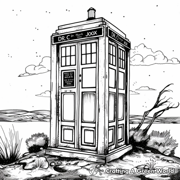Dr. Who Coloring Pages - Free & Printable!