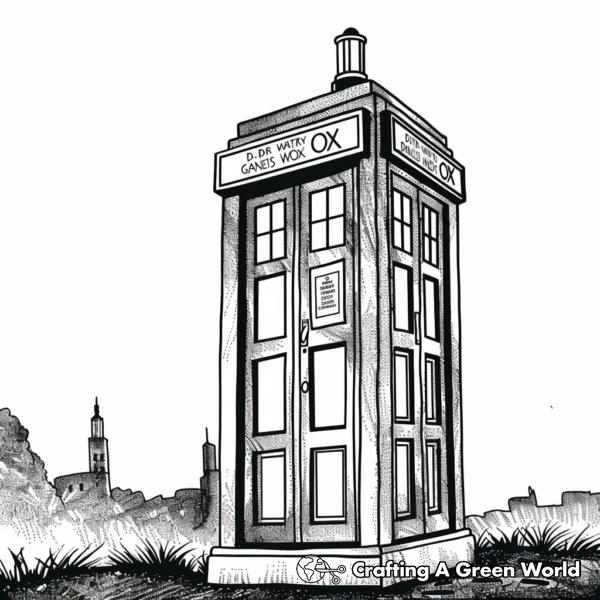 Dr. Who Coloring Pages - Free & Printable!