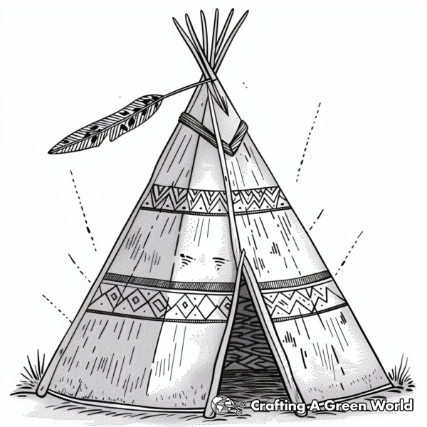 Tent Coloring Pages - Free & Printable!