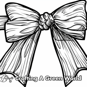 Bows Coloring Pages - Free & Printable!