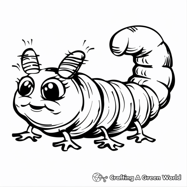 Caterpillar Coloring Pages - Free & Printable!