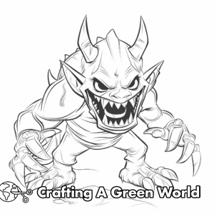 Demon Coloring Pages - Free & Printable!
