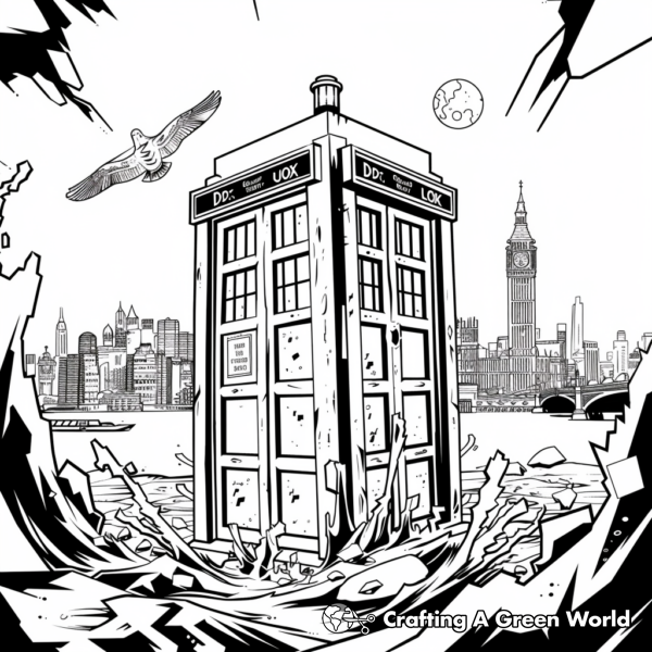 Dr. Who Coloring Pages - Free & Printable!