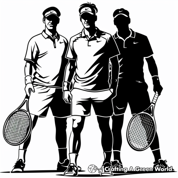 Tennis Coloring Pages - Free & Printable!
