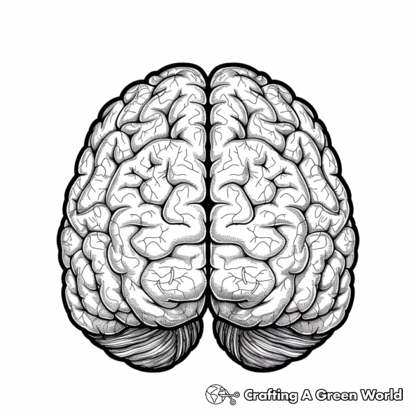 Brain Coloring Pages - Free & Printable!