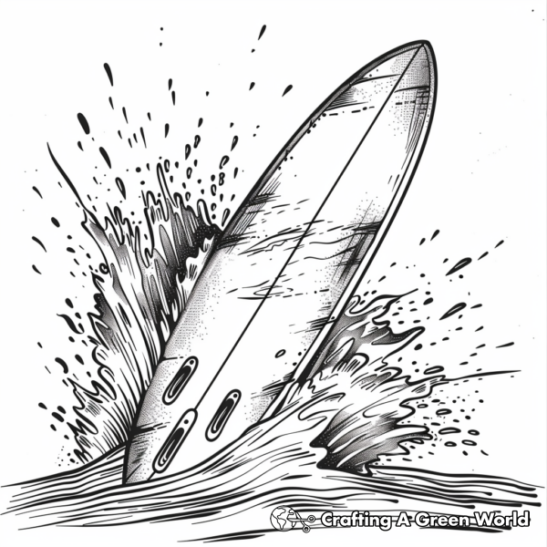 Surfboard Coloring Pages - Free & Printable!