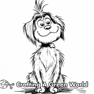 Max (The Dog From The Grinch) Coloring Pages - Free & Printable!
