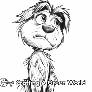 Max (The Dog From The Grinch) Coloring Pages - Free & Printable!