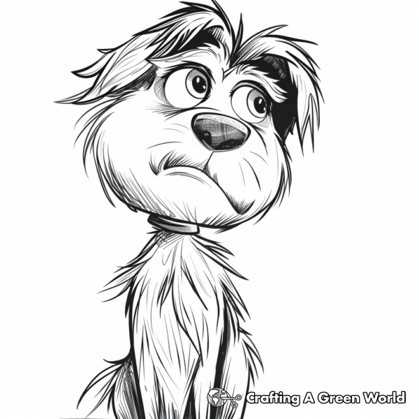 Max (The Dog From The Grinch) Coloring Pages - Free & Printable!