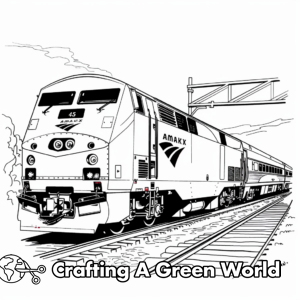 Amtrak Coloring Pages - Free & Printable!