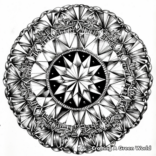 Difficult Mandala Coloring Pages - Free & Printable!