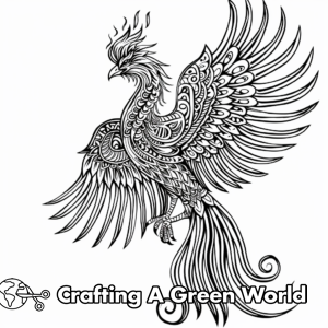 Phoenix Coloring Pages - Free & Printable!