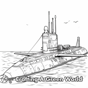 Submarine Coloring Pages - Free & Printable!