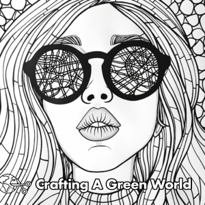 Glasses Coloring Pages - Free & Printable!