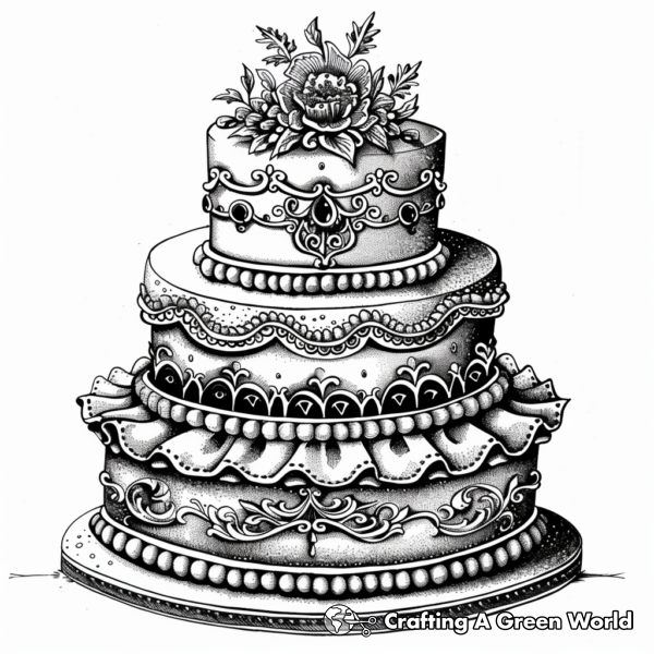 Cakey Coloring Pages - Free & Printable!
