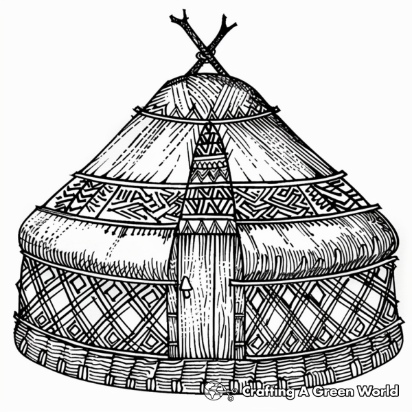 Tent Coloring Pages - Free & Printable!