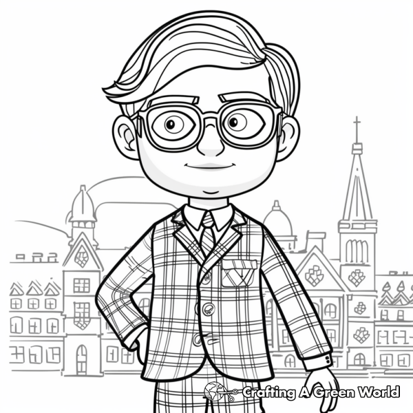 Preppy Coloring Pages - Free & Printable!