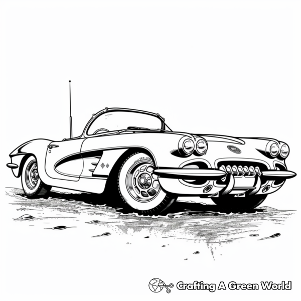 Corvette Coloring Pages - Free & Printable!
