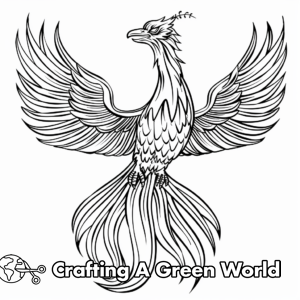 Phoenix Coloring Pages - Free & Printable!
