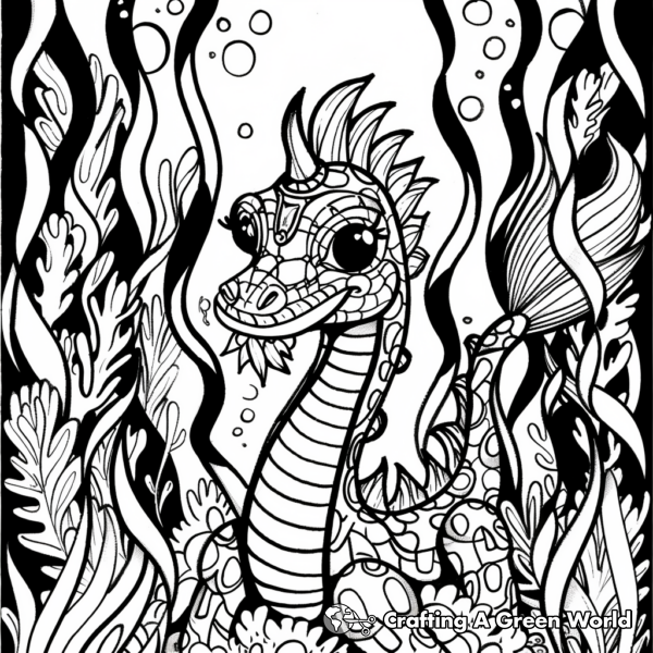 Sea Serpent Coloring Pages - Free & Printable!