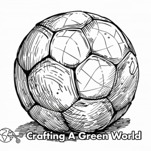 Soccer Ball Coloring Pages - Free & Printable!