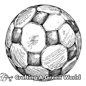 Soccer Ball Coloring Pages - Free & Printable!