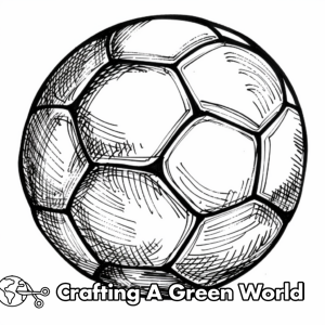 Soccer Ball Coloring Pages - Free & Printable!