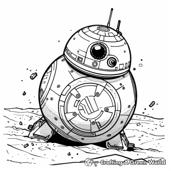 BB-8 Coloring Pages - Free & Printable!