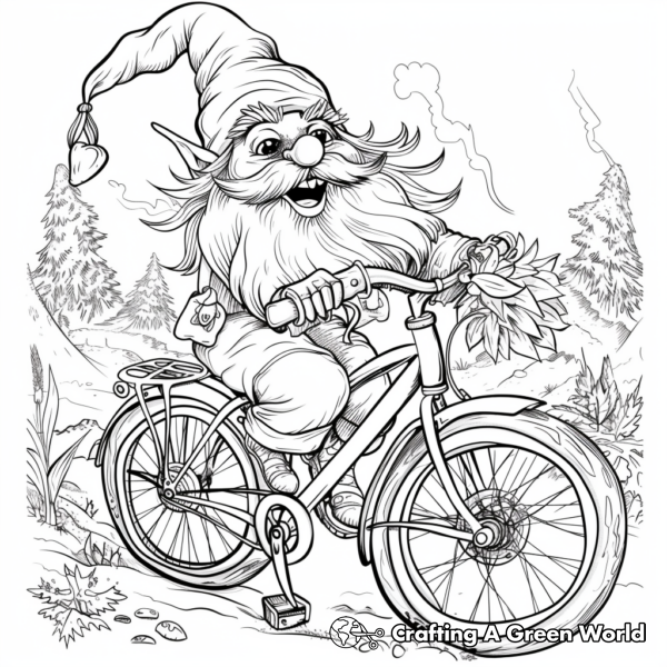 Summer Gnome Coloring Pages - Free & Printable!