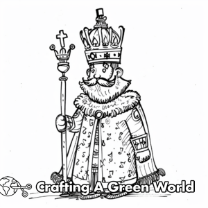 King Coloring Pages - Free & Printable!