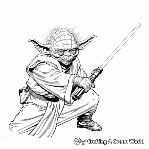 Lightsaber Coloring Pages - Free & Printable!