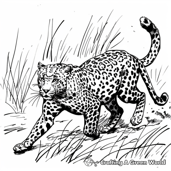 Leopard Coloring Pages - Free & Printable!