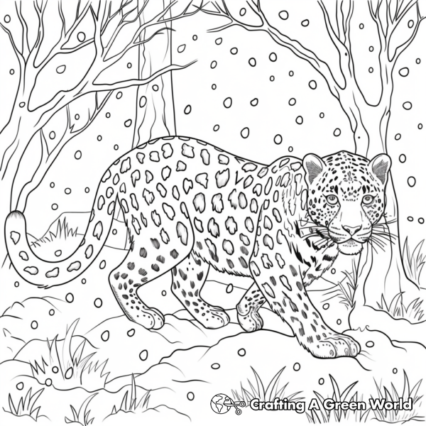 Leopard Coloring Pages - Free & Printable!