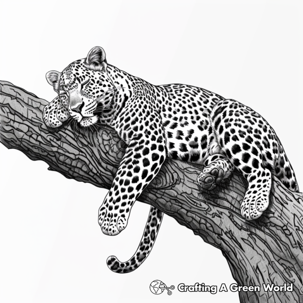 Leopard Coloring Pages - Free & Printable!