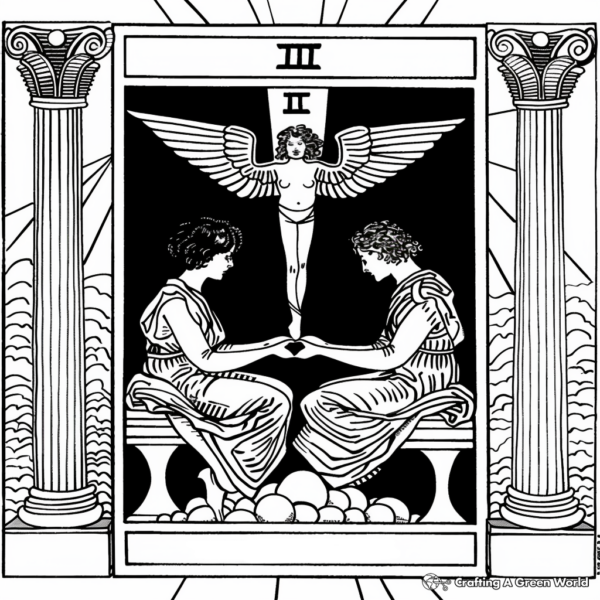 Tarot Card Coloring Pages - Free & Printable!