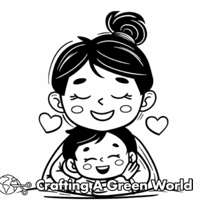 Mothers Day Coloring Pages - Free & Printable!