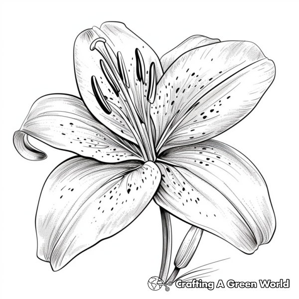 Realistic Flower Coloring Pages - Free & Printable!