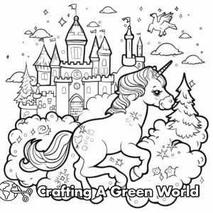 Kawaii Unicorn Coloring Pages - Free & Printable!