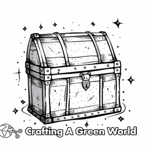 Treasure Chest Coloring Pages - Free & Printable!
